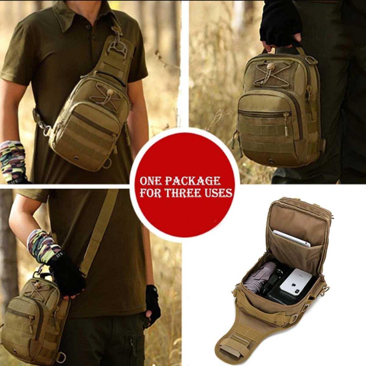 Tactical Shoulder Bags For Men