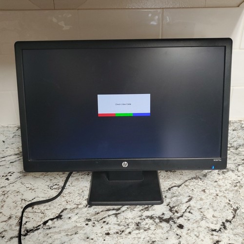 HP W2072a 20" LED Backlit LCD Monitor W/ VGA, AND DVI. | eBay