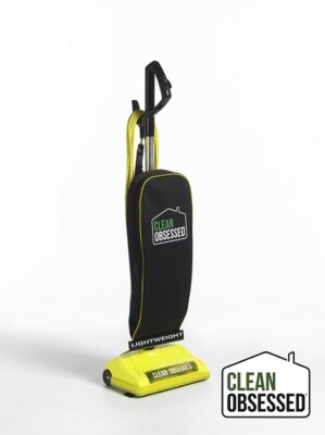 Clean Obsessed Lightweight Commercial Upright 13 Inch Path Vacuum CO202 ...