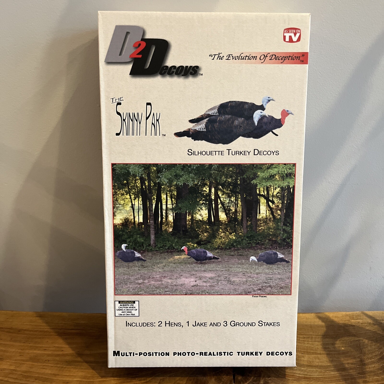 D2 Decoys 2D Turkey Decoy 2 Hens 1 Jake Skinny Pack Photo Foldable ...