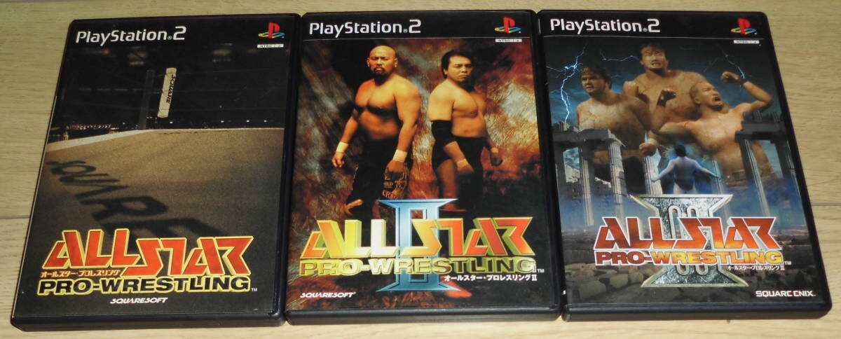 All-Star Professional Wrestling 1 + 2 + 3 Set Sony PlayStation 2 PS2 ...