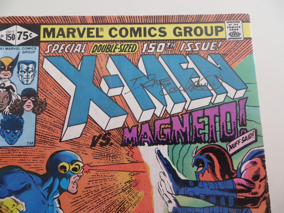 UNCANNY X-MEN #150 SIGNED 3X CHRIS CLAREMONT, DAVE COCKRUM & LOUISE ...