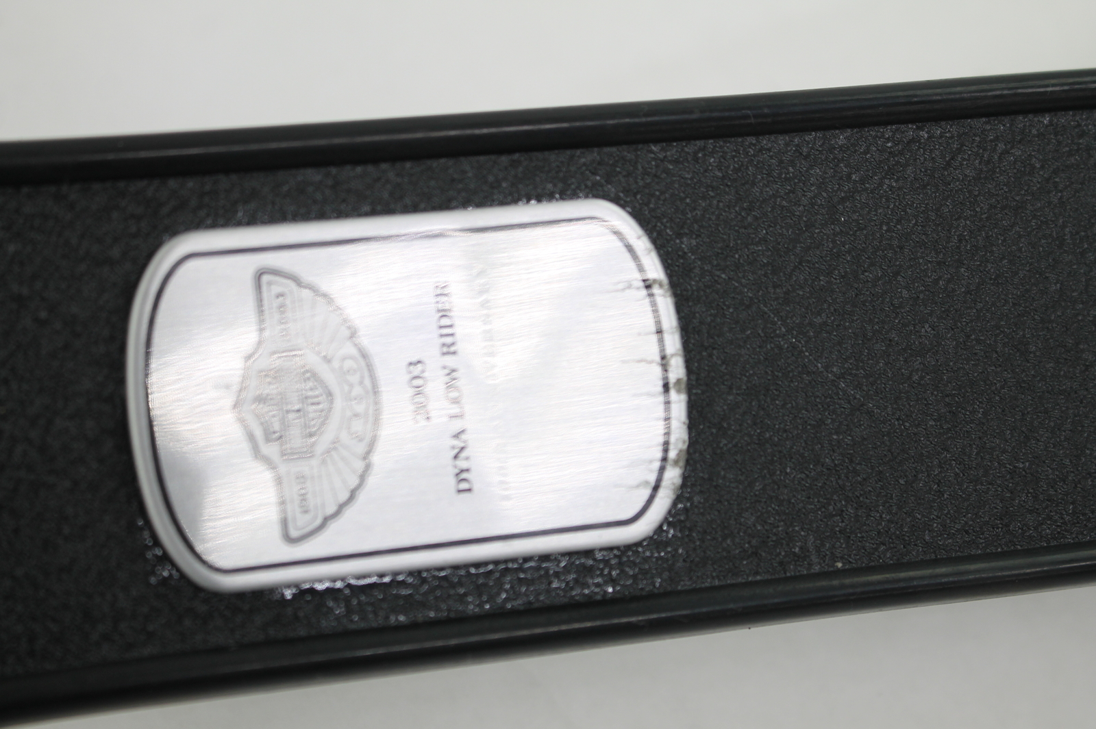 2003 03 Harley FXDL Dyna Low Rider Anniversary Tank Gauge Cover Dash ...