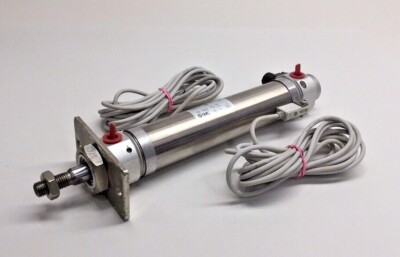 SMC CDBM2F32-125A-HL-H7BAL Used Cylinder End Lock With Switches D-H7BA ...