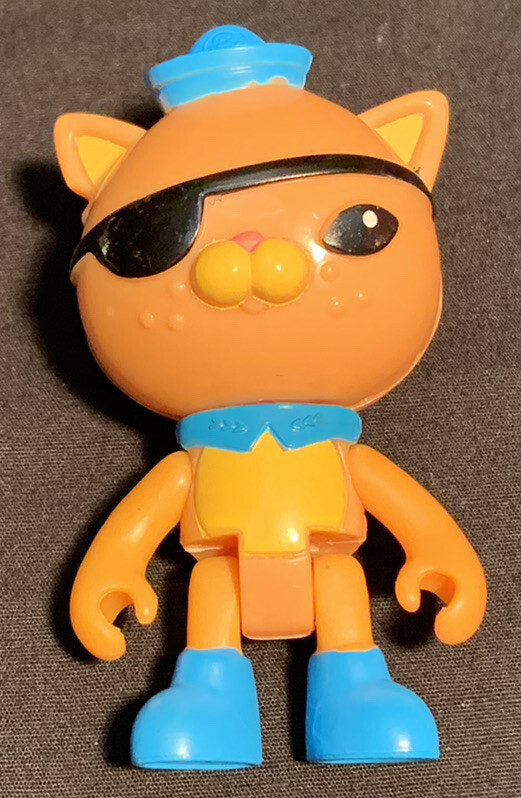Fisher Price Octonauts Kwazzi Eyepatch Cat Mini Figure Meiomi 2010 - 3 ...