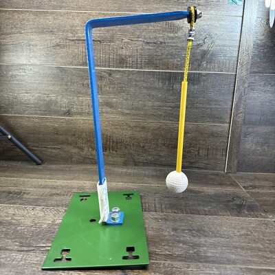 Vintage Golf Swing Trainer 14” Tall Rotating Ball for Left Right Handed ...