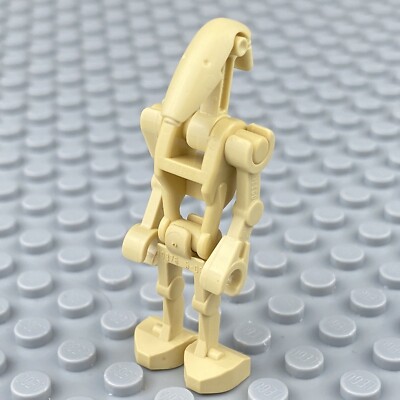 LEGO Star Wars Battle Droid Minifigure Tan w/o Back Plate sw0001b | eBay