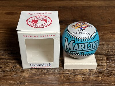 Spinneybeck Leather Baseball Florida Marlins 1994 Souvenir Collectible ...