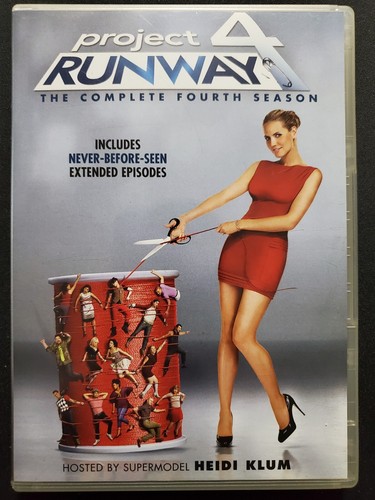 Project Runway: The Complete Fourth Season (4-DVD Set, 2008) Heidi Klum ...