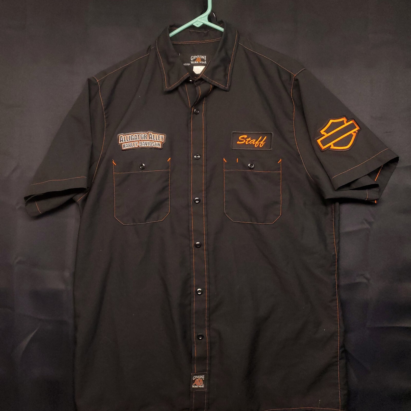 Harley Davidson Genuine Motor Clothes Button Work Shi… - Gem