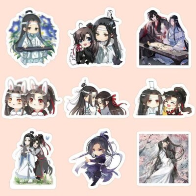 100pcs Mo Dao Zu Shi Wei Wuxian Lan Wangji Jiang Cheng Lan Xichen ...