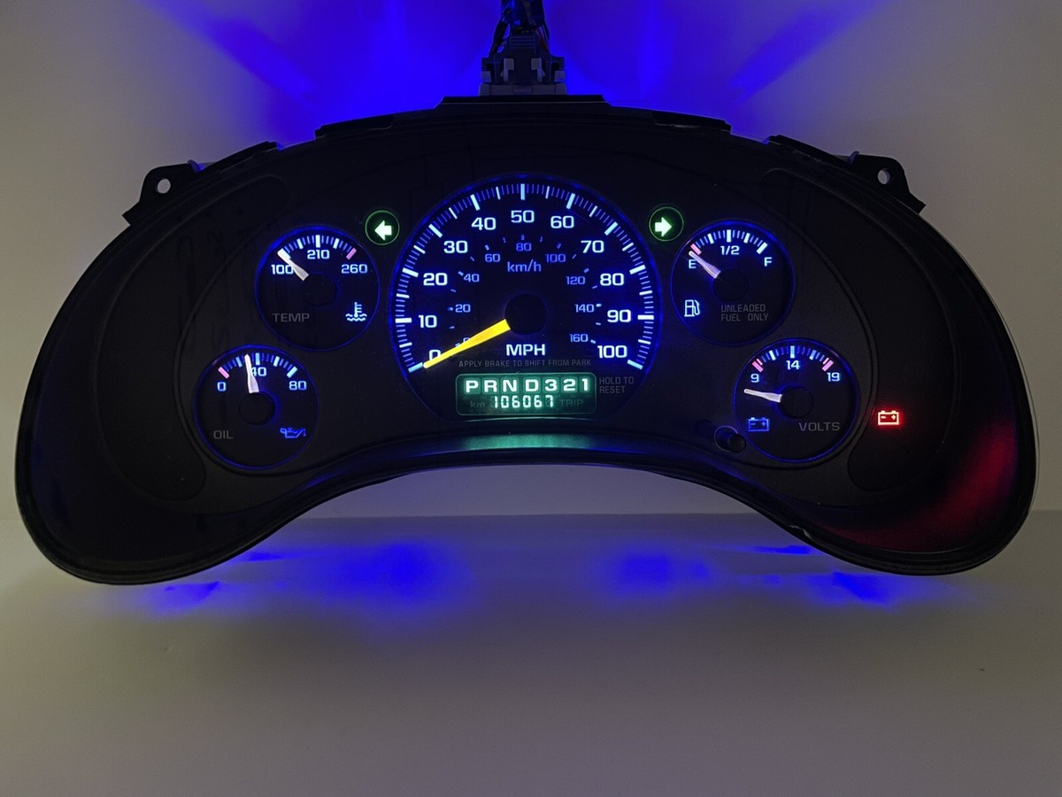 2000 Chevy S10 Instrument Cluster 2000 Chevrolet S10, S10
