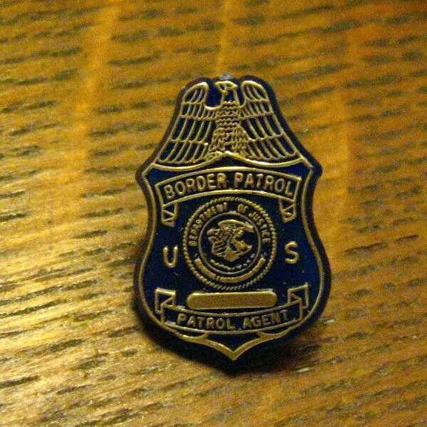 USA Border Patrol Vintage Mini Badge Lapel Pin - Junior Agent ...