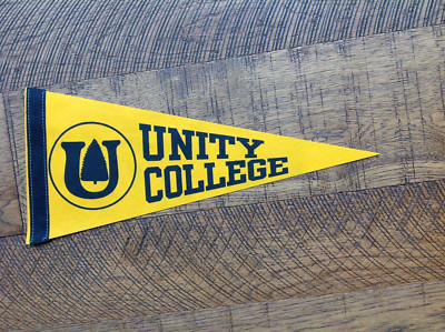 UNITY COLLEGE Pennant The Rams of Unity, Maine | eBay