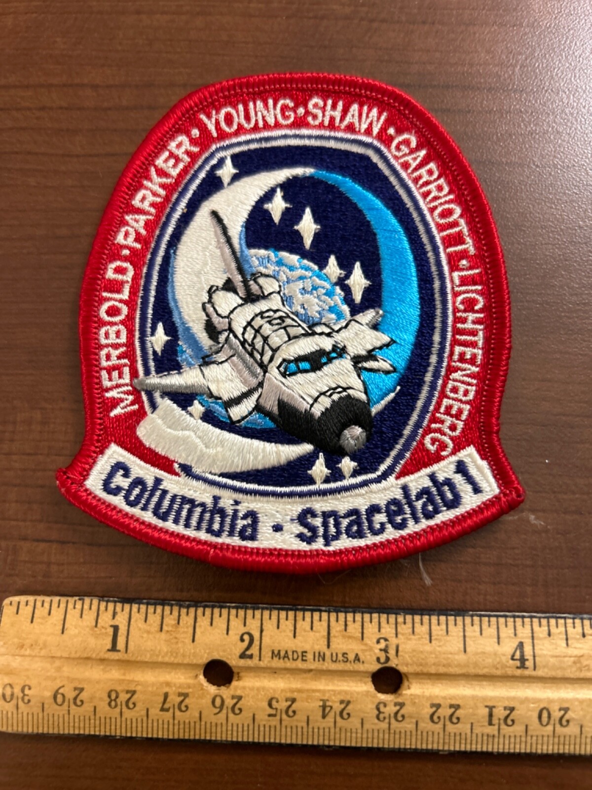 Vintage NASA Columbia Spacelab 1 patch | eBay