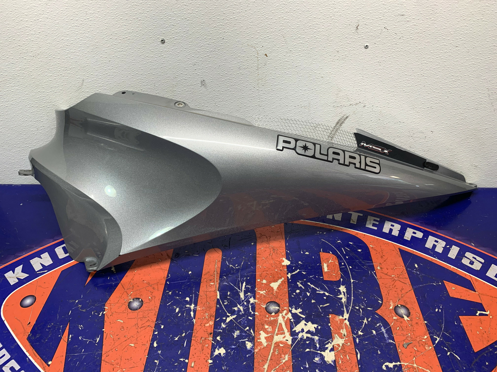 Polaris Right Side Panel / Shroud Silver 5434519-445 MSX 110 MSX 140 ...