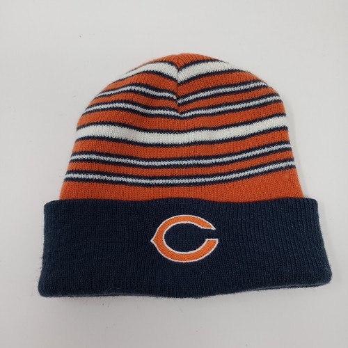 Chicago Bears NFL Team Apparel Orange Navy Striped Infant Baby Cuffed ...
