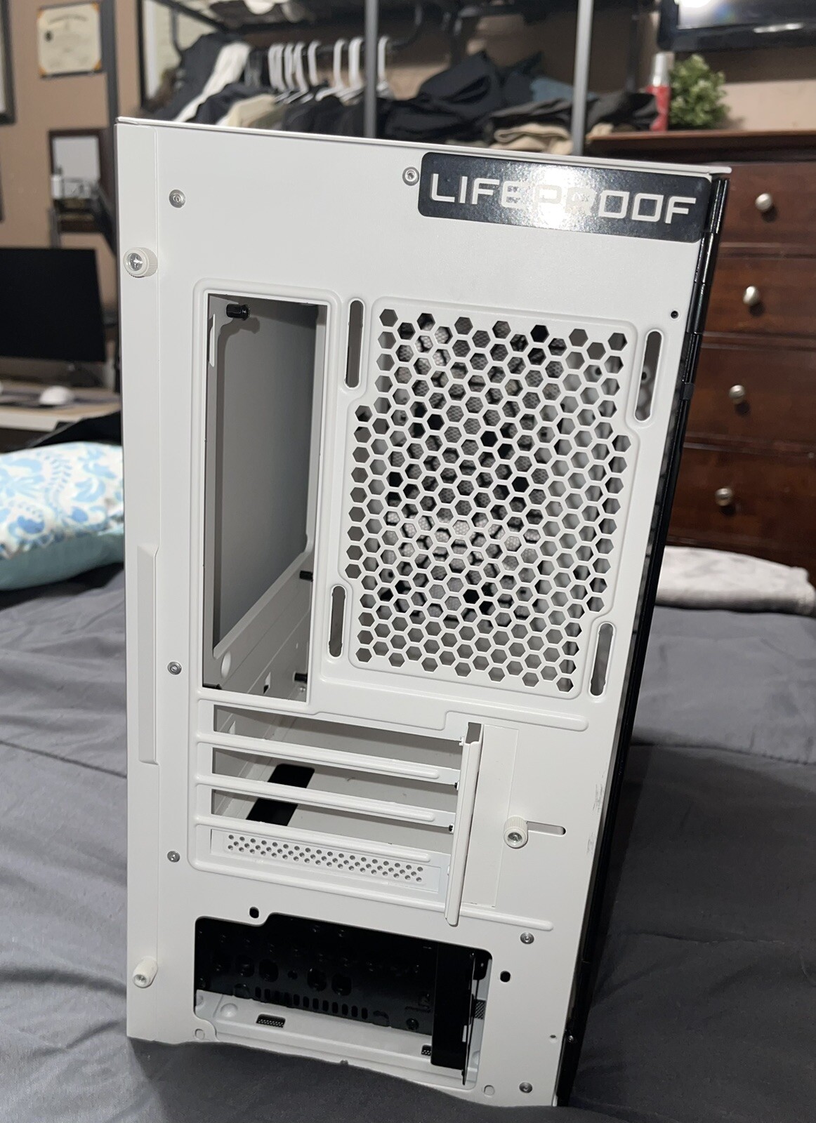 Dark Flash DLM21 Mid Tower White & Black Computer Gaming Case | eBay