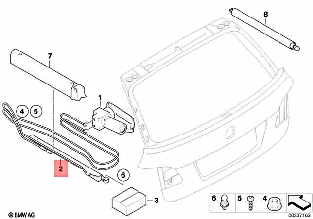 Genuine BMW E61 520d 520i 523i 525d 525i 525xd Hydraulic Cylinder ...