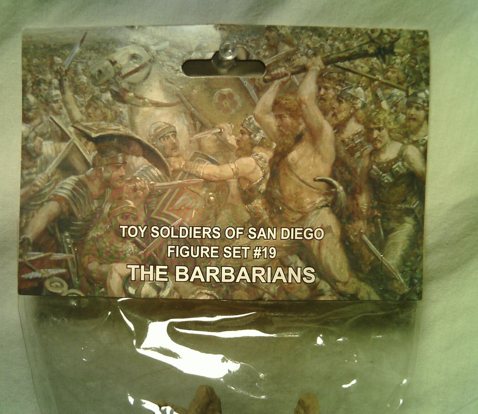 Toy Soldiers of San Diego TSSD Barbarian Warrior Set 19 Tan a unopened ...