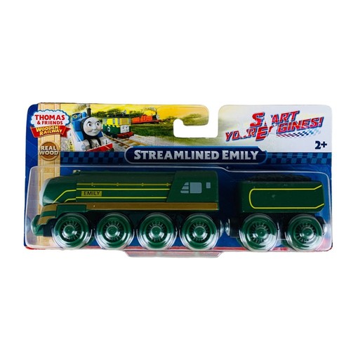 Thomas & Friends Wooden Railway Streamlined Emily & Tender NEW IN BOX ...