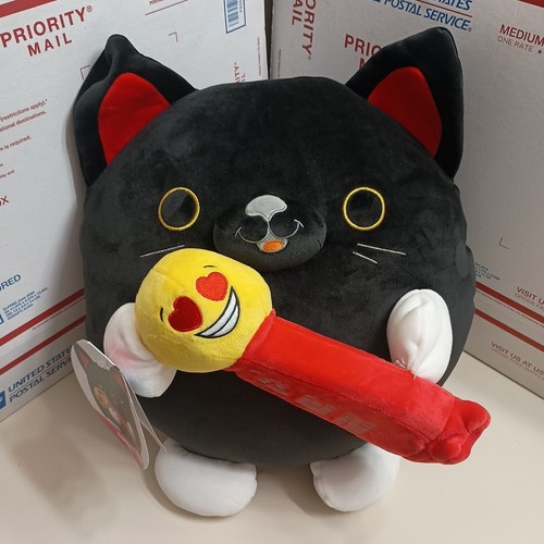 Zuru Snackle Luna Pez Cat 14” JUMBO Plush w/ Pez dispenser Snackles NWT ...