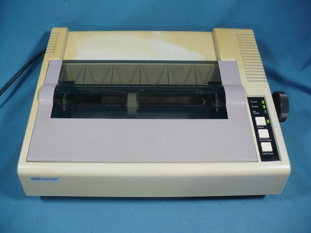 IBM 5152 Personal Computer Graphics 9 Pin Dot Matrix Heavy Duty Printer ...