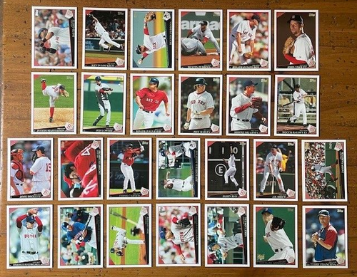 2009 Topps Boston Red Sox Team Set (All 26 Cards) Factory Set | eBay