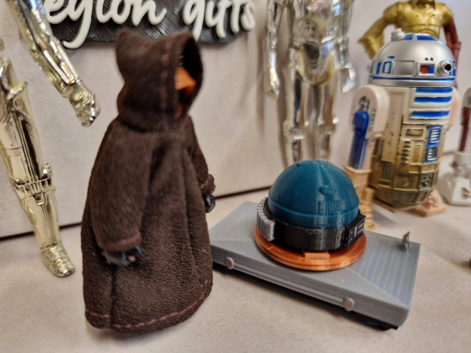 repo droid for vintage 2x-7kpr 3.75" potf Star Wars figure scene ...