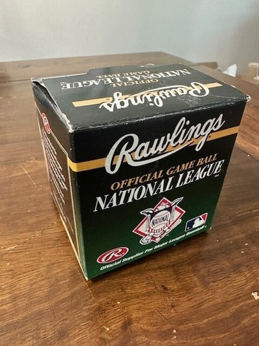 Rawlings Official National League Baseball With Original Box - Leonard ...