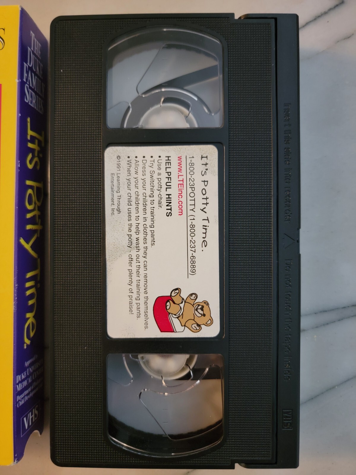 Vintage Its Potty Time VHS tape video for potty training for boys girls ...