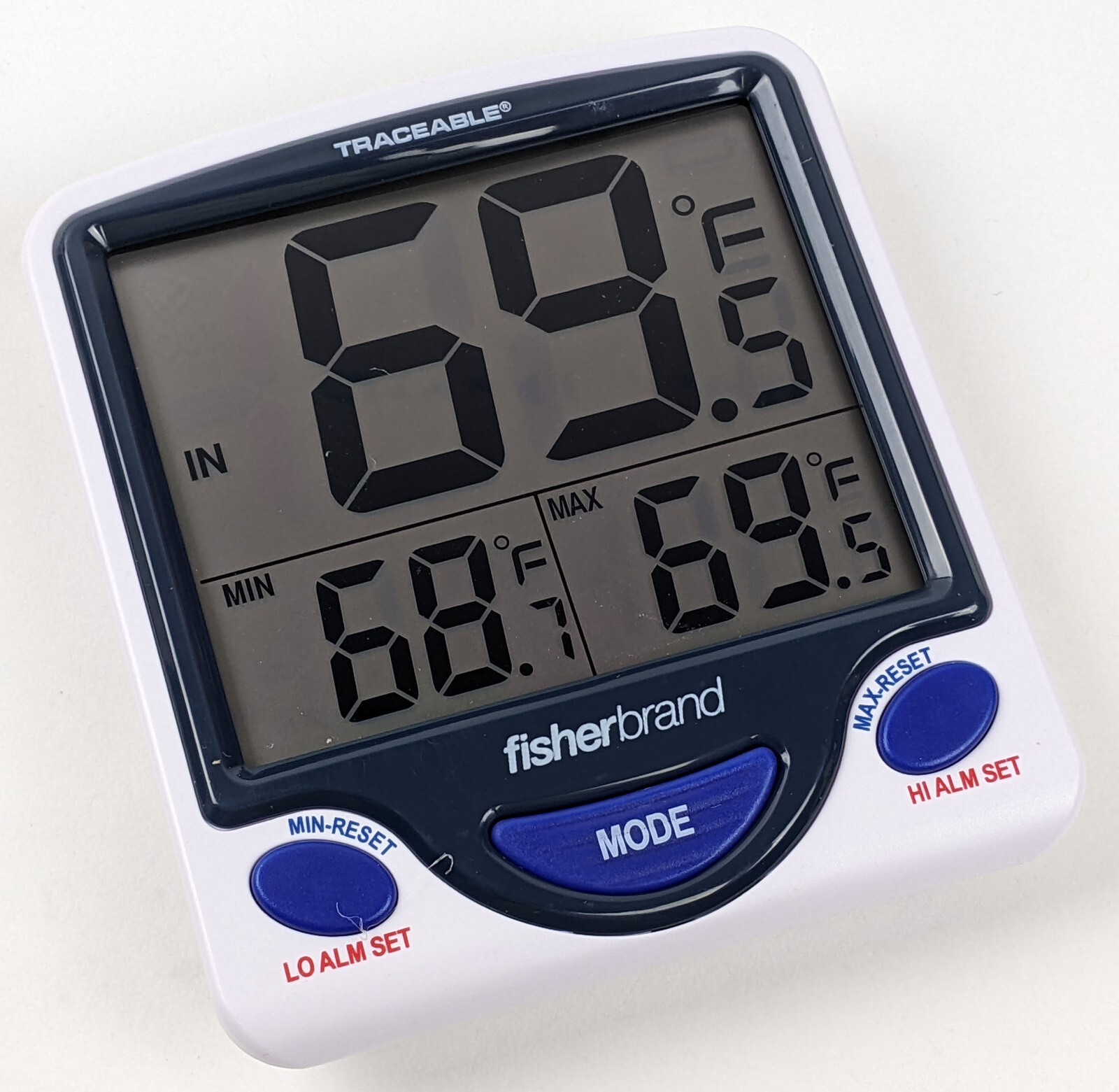 Traceable Fisherbrand Digital Jumbo Refrigerator/Freezer Thermometer 06 ...