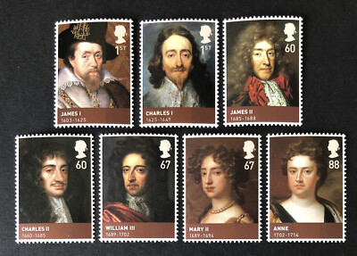 GB 2010 MNH House of Stuart Mint Stamp Set SG3087 to 3093 UMM | eBay