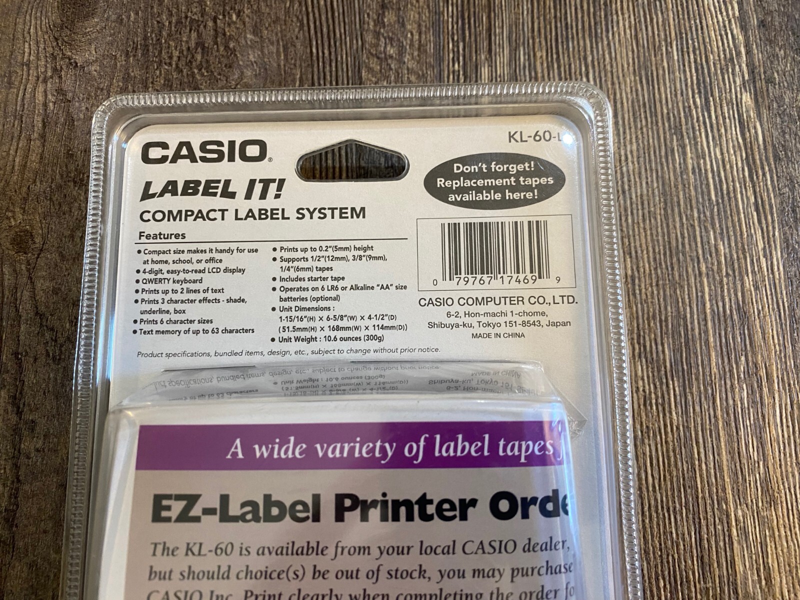 Casio KL-60L Label Thermal Printer for sale online | eBay