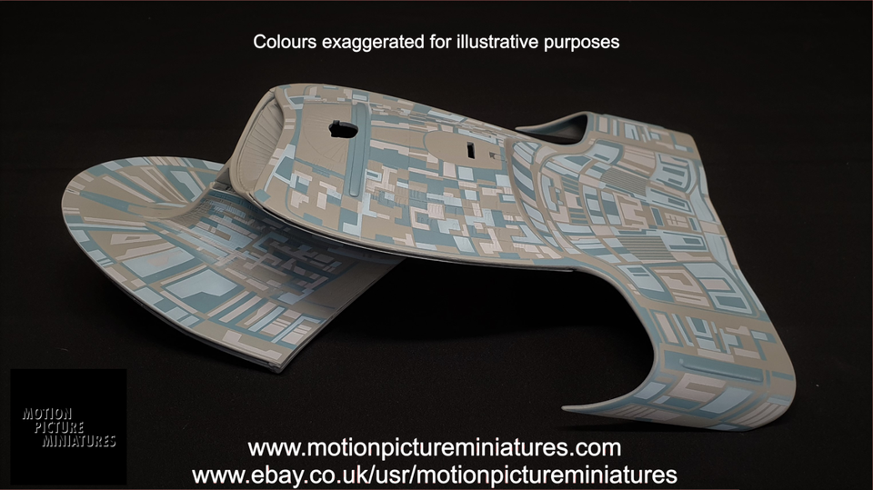 Enterprise D 4-COLOUR Aztec Paint Mask Set, 1/1400 AMT, Round2 Star ...