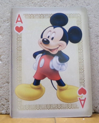 WONDERFUL WORLD OF DISNEY ACE OF HEARTS TRADING PLAYING CARD MICKEY ...