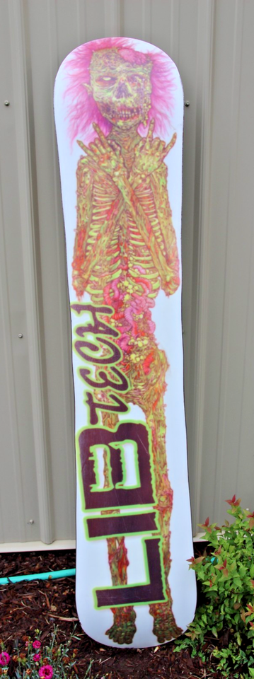 Lib Tech 157 Skunk Ape Rare Zombie Snowboard C2BTX Wide Banana Rocker ...
