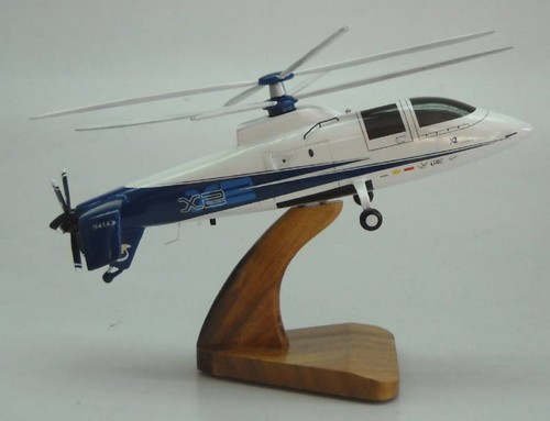 X-2 Sikorsky X2 Demonstrator Helicopter Desktop Wood Model Big New | eBay