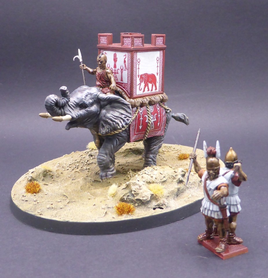 War Elephant of Carthage Punic Wars 28mm Painted Ancients Wargaming | eBay