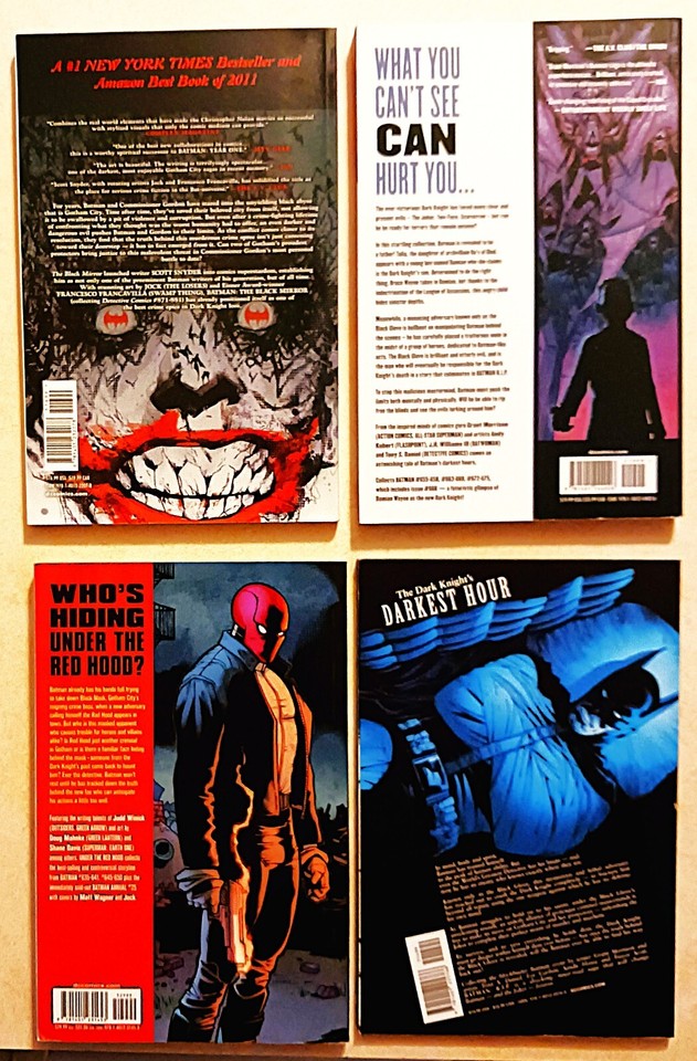Batman TPB DC Comics Lot Black Mirror, And Son, Under the Red Hood, R.I ...