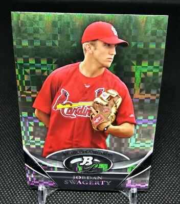 JORDAN SWAGERTY Rookie 2011 Bowman Platinum Prospects Xfractor #BPP74 ...