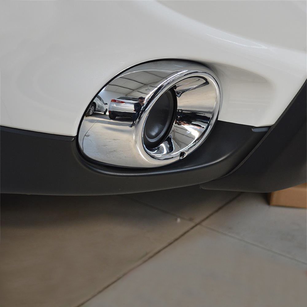 Chrome Front Fog Lamp Light Cover Bezel Trim For Mitsubishi Outlander ...