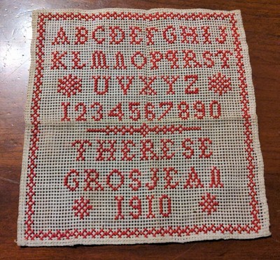 Samplers - Antique Sampler Dated