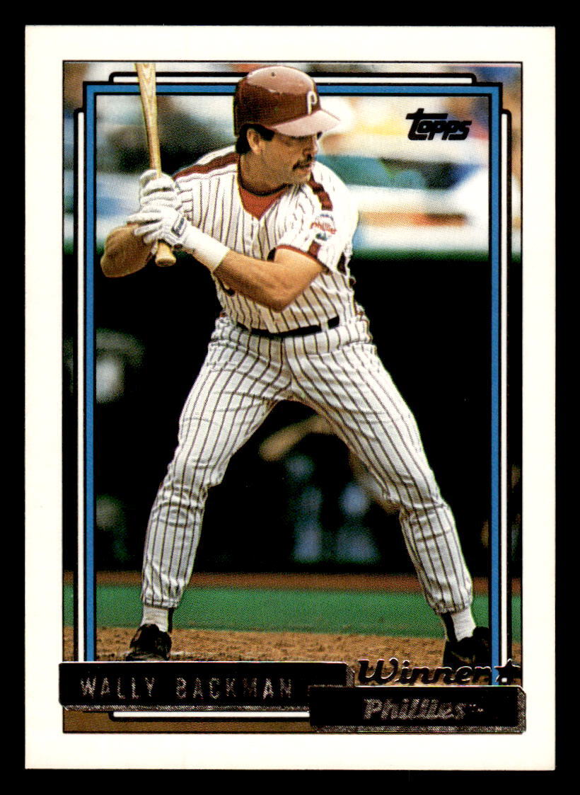 1992 Topps #434 Wally Backman Gold Winners | eBay