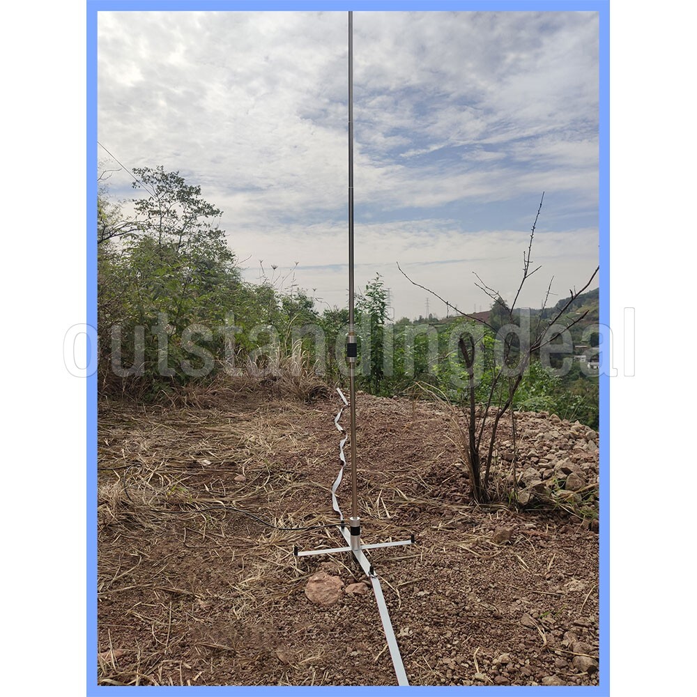 GPTWO-PRO 7-54MHz Shortwave Antenna GP Antenna Outdoor Amateur Radio HF ...