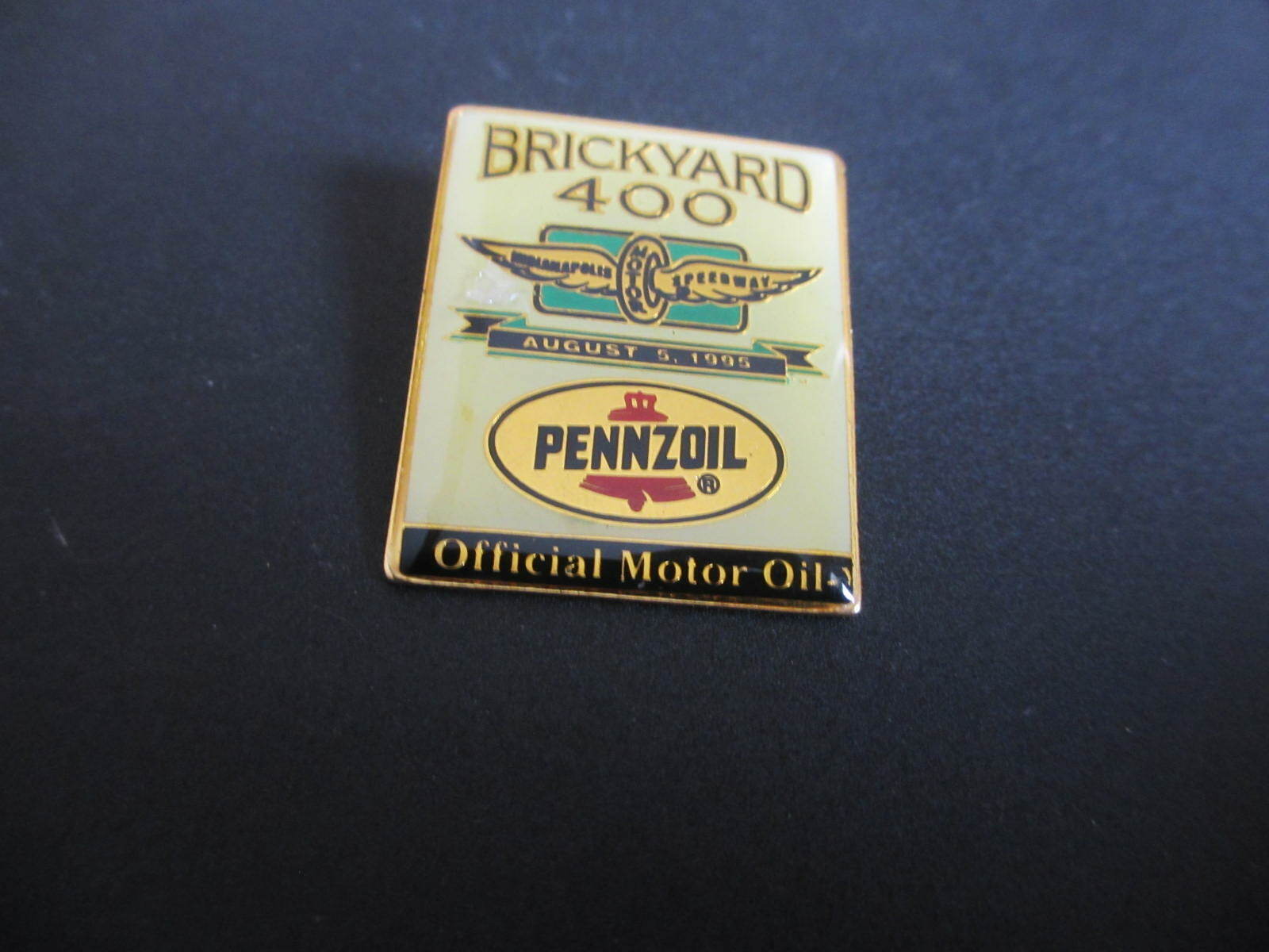 1995 Brickyard 400 Race Hat Lapel Pin Collector Pin Indianapolis ...