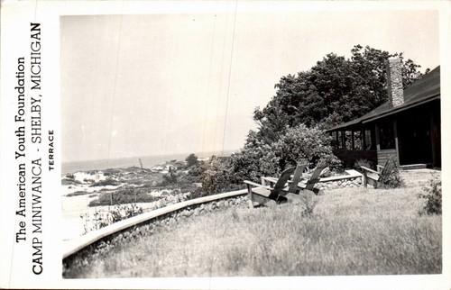 POSTCARD THE AMERICAN YOUTH FOUNDATION CAMP MINIWANCA SHELBY MICHIGAN ...