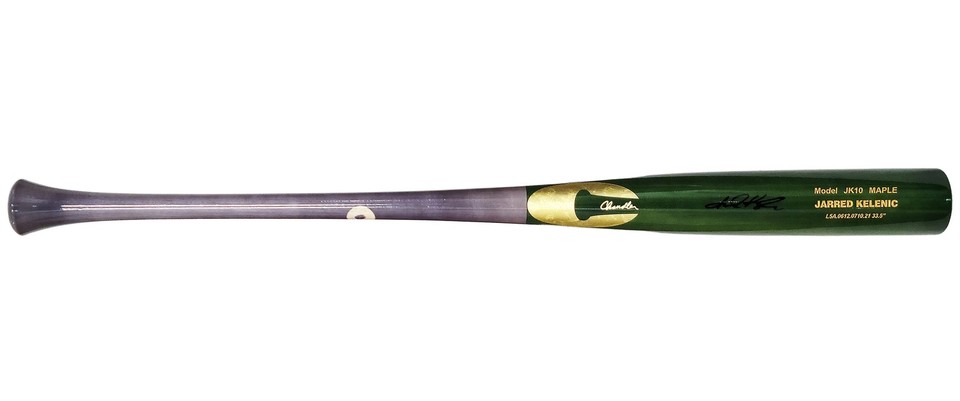 Jarred Kelenic Auto Signed Green Chandler Game Model Bat Atlanta Braves ...