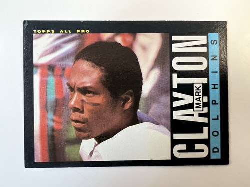 1985 Topps - Mark Clayton #308 (RC) Rookie Miami Dolphins NFL | eBay