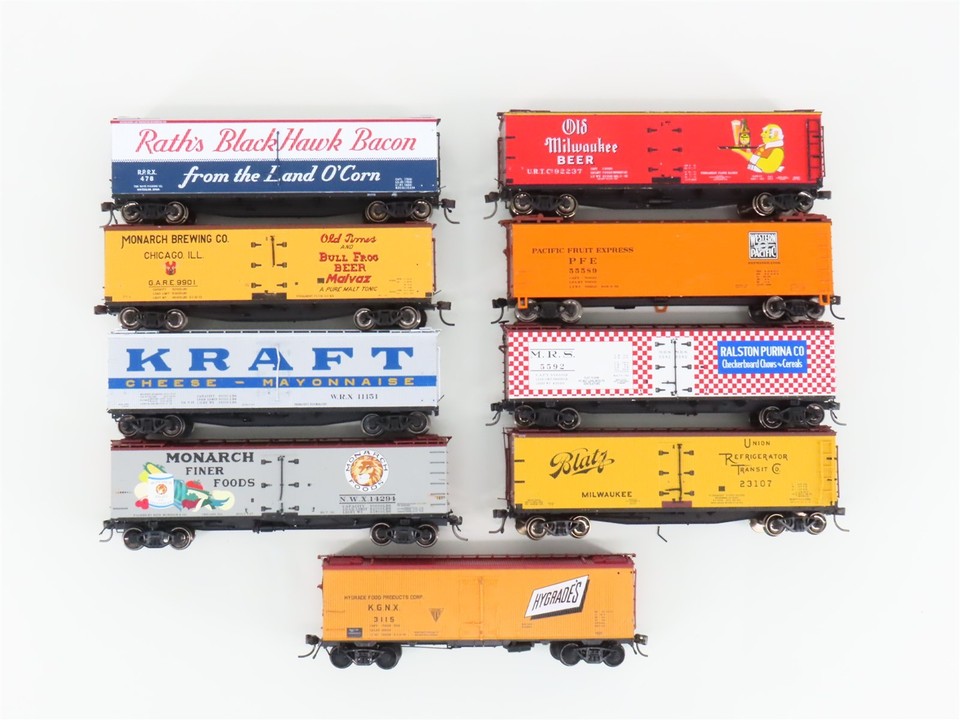 LOT of 9 HO Atlas, MTH, & Other Kraft, Rath, Blatz, PFE, & More Wood ...